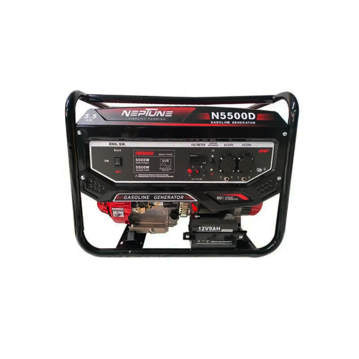 Neptune N5500D Heavy Duty Petrol Generator 5.5Kva Self Start